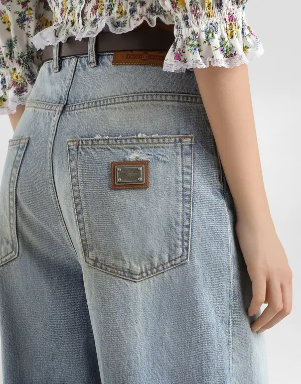 Dolce & Gabbana 5-pocket Denim Trousers Denim And Jeans Multi-colored