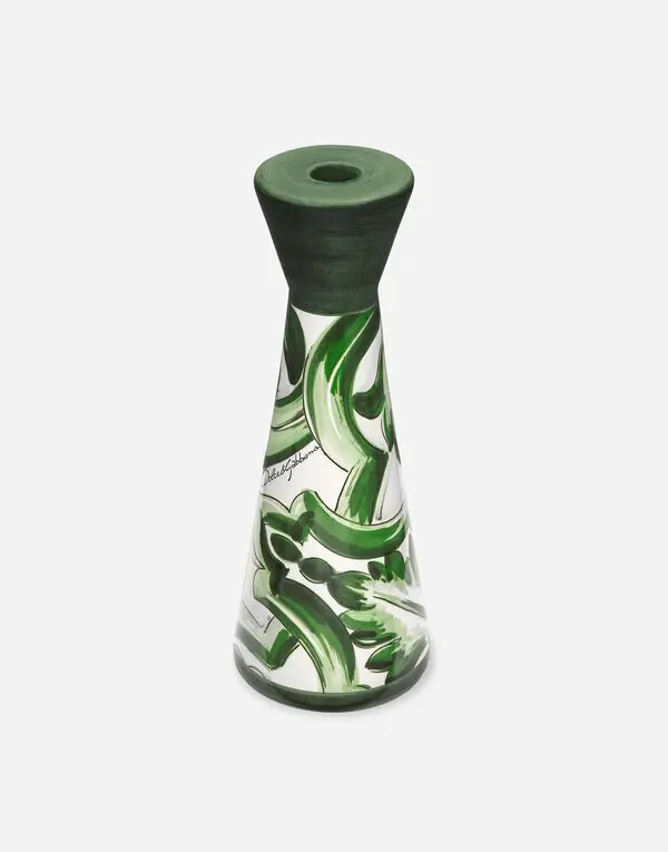Dolce & Gabbana Ceramic Candle Holder Medium Candle Holder - Multicolor