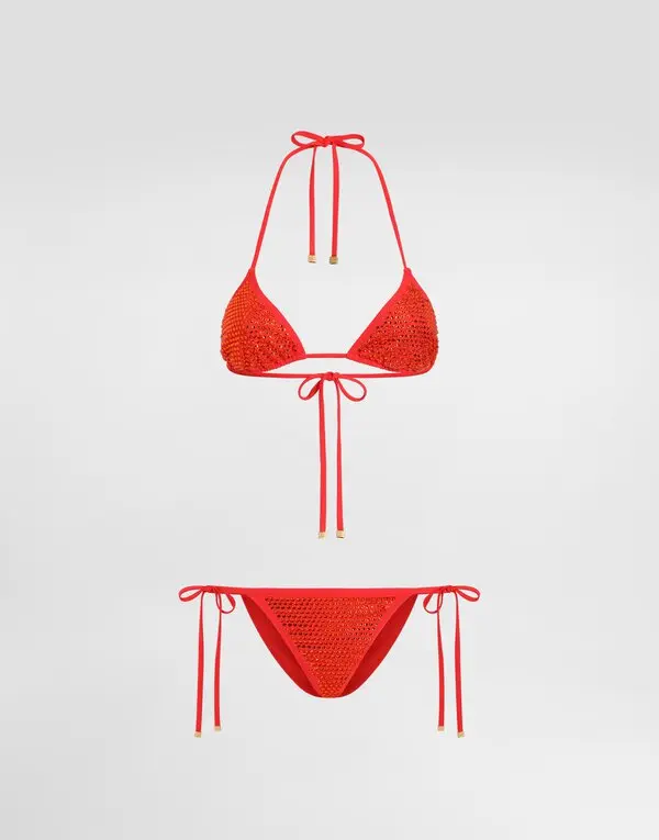 Dolce & Gabbana Triangle Bikini Swimwear