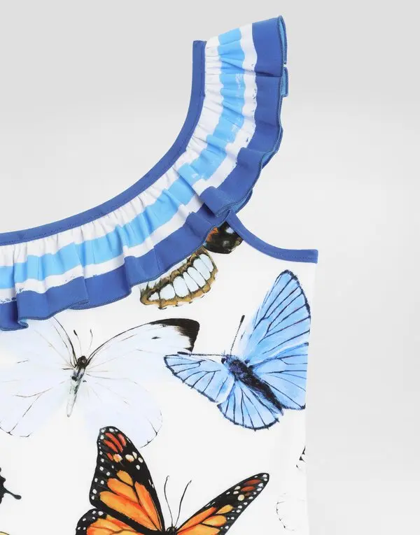 Dolce & Gabbana Butterfly- One-piece Swimsuit