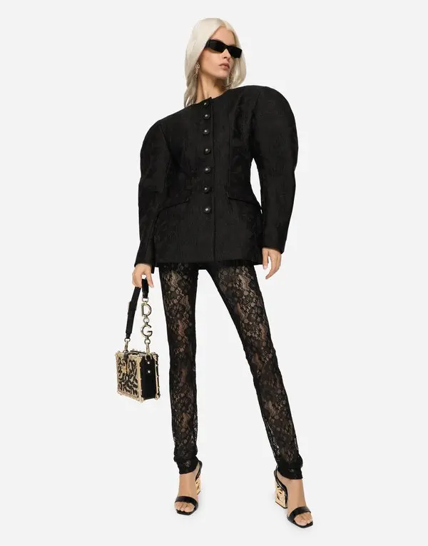 Dolce & Gabbana Satin Dolce Box With Embroidery Handbags Multi-colored Viscose