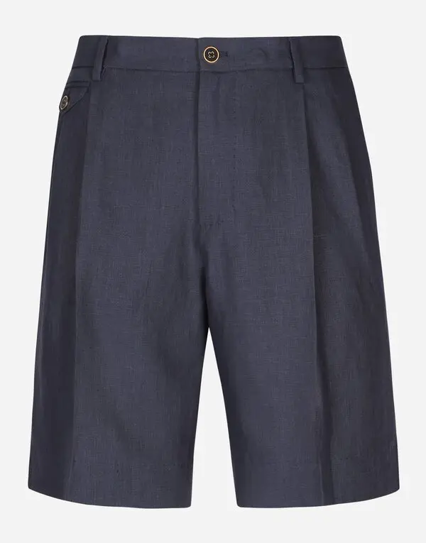 Dolce & Gabbana Linen Shorts Pants And Shorts