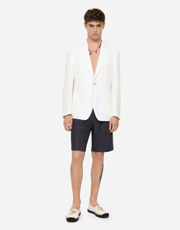 Dolce & Gabbana Linen Shorts Pants And Shorts