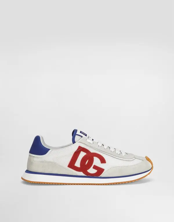 Dolce & Gabbana Mixed-material Dg Cushion Sneakers Sneakers Red