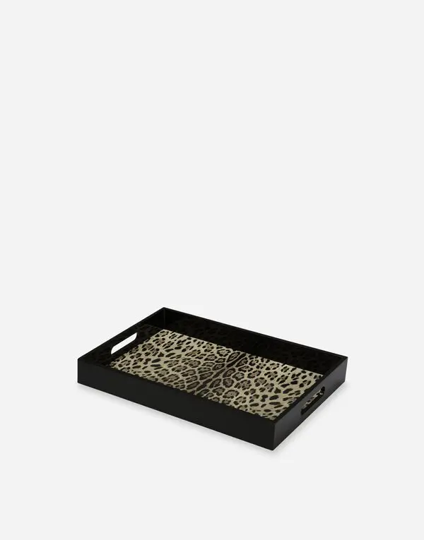Dolce & Gabbana Wooden Tray Rectangular