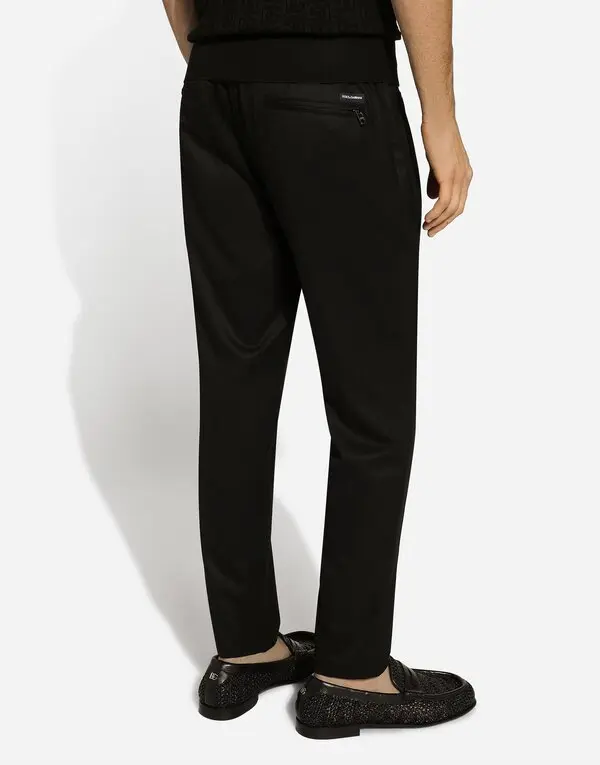 Dolce & Gabbana Wool Jogging Pants Pants And Shorts - Black