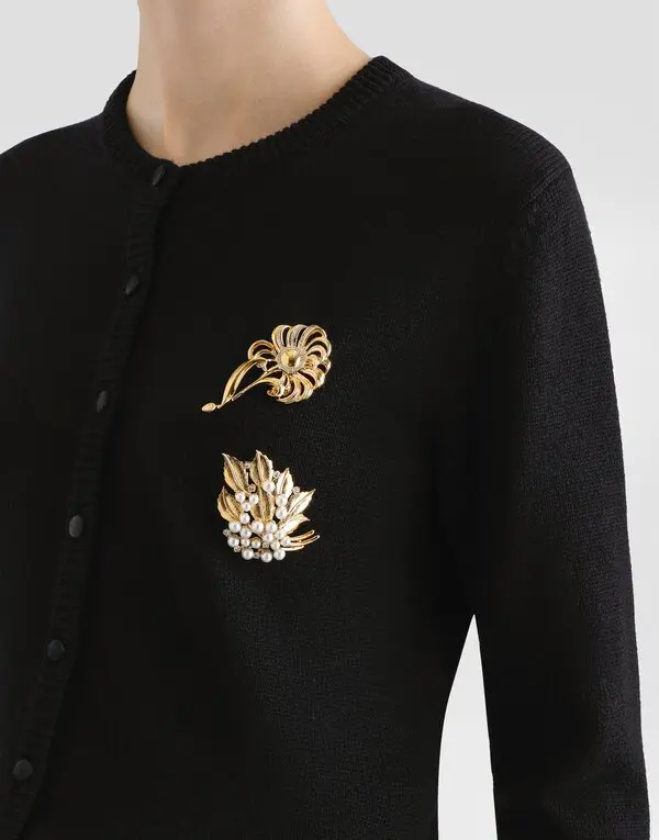 Dolce & Gabbana Wool Cardigan Sweaters And Cardigans
