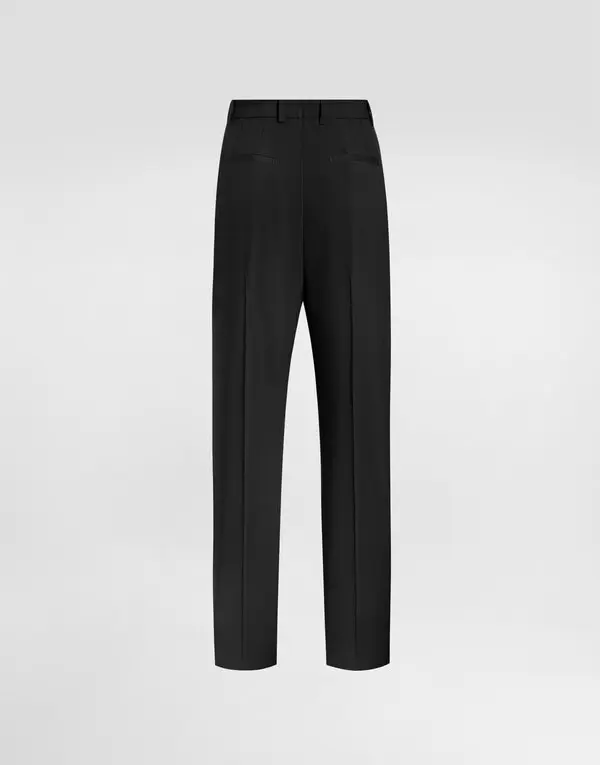Dolce & Gabbana Wool Gabardine Tailored Trousers