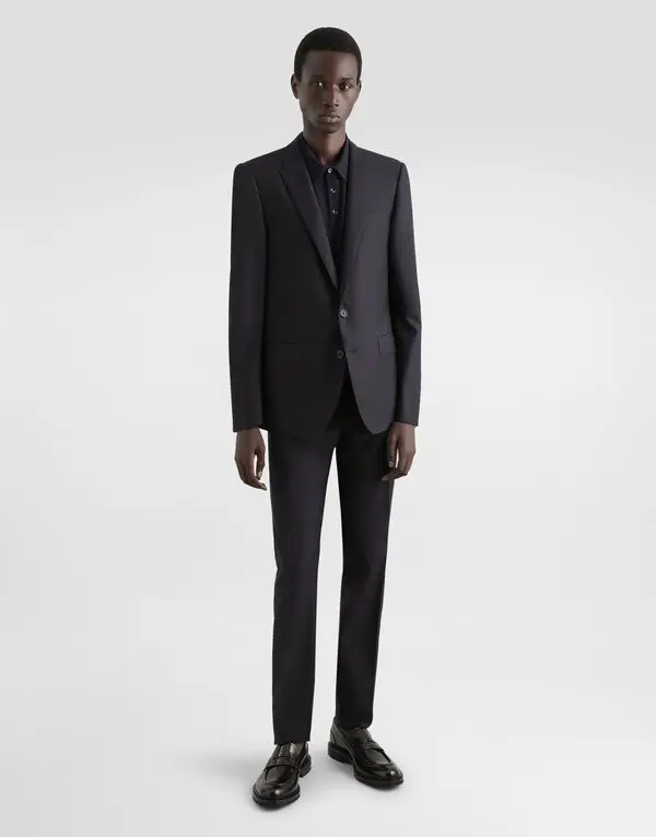 Dolce & Gabbana Single-breasted Suit In Wool And Silk Suits And Blazers Fabric