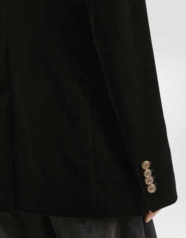 Dolce & Gabbana Smooth Velvet Jacket Blazers