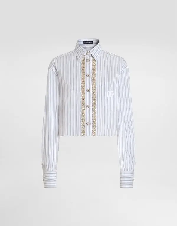 Dolce & Gabbana Striped Shirt Shirts And Tops - Multicolor