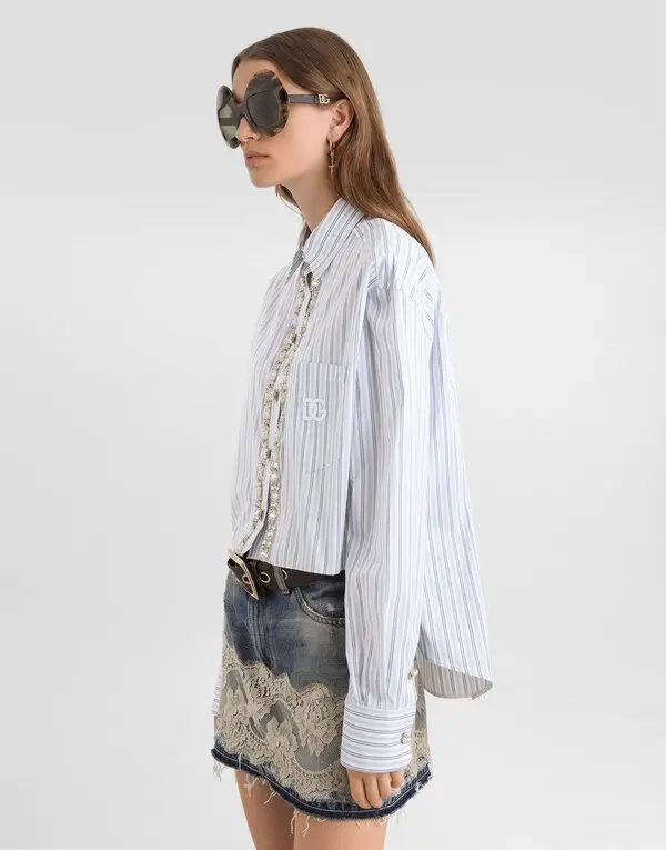 Dolce & Gabbana Striped Shirt Shirts And Tops