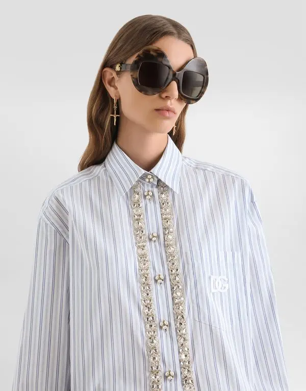 Dolce & Gabbana Striped Shirt Shirts And Tops