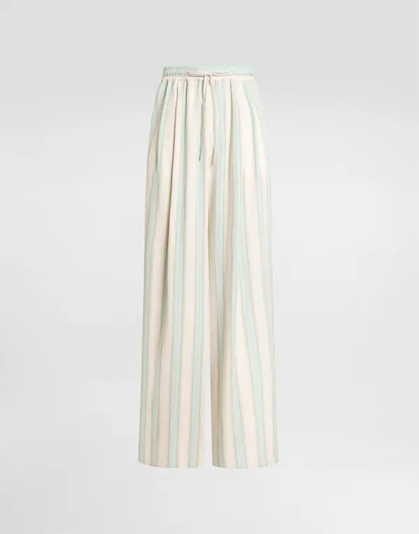 Dolce & Gabbana Striped Canvas Vanity Trousers