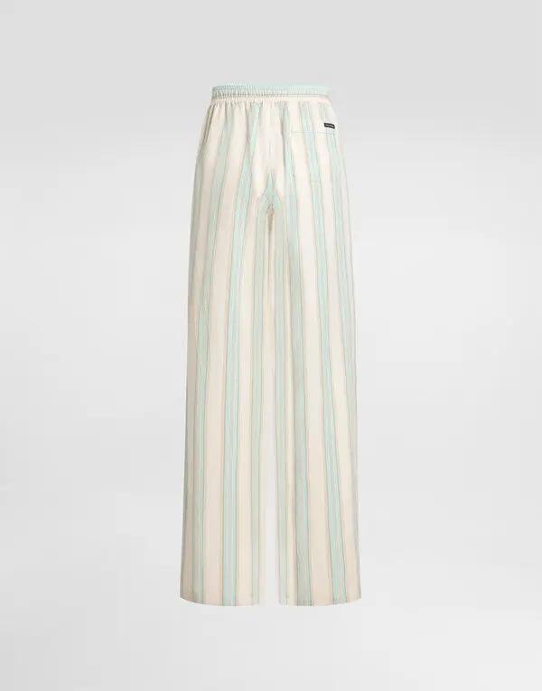 Dolce & Gabbana Striped Canvas Vanity Trousers
