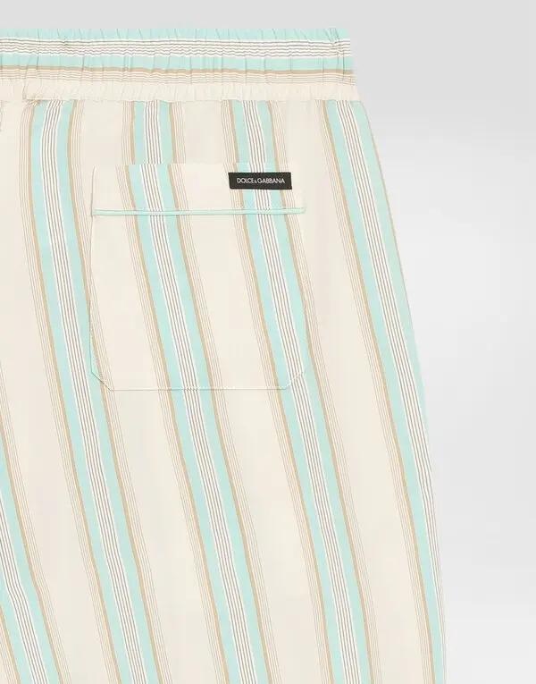 Dolce & Gabbana Striped Canvas Vanity Trousers