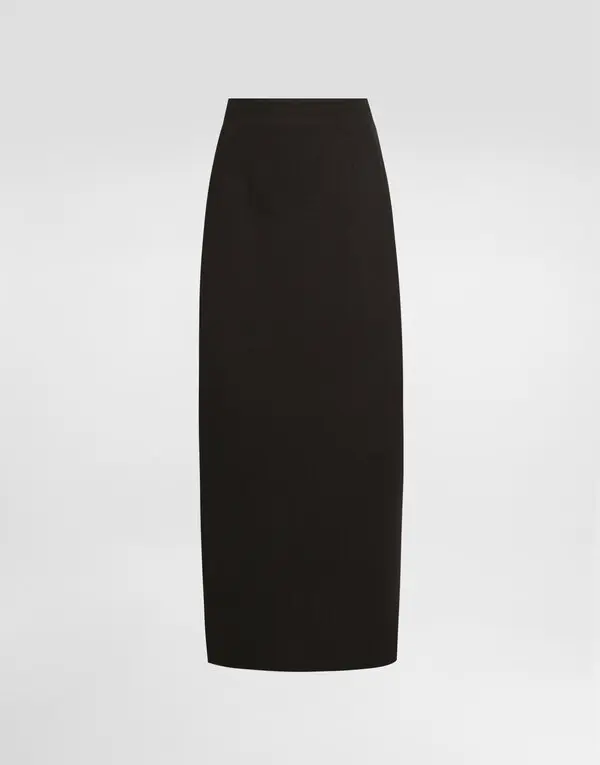 Dolce & Gabbana Virgin Wool Pencil Skirt Skirts