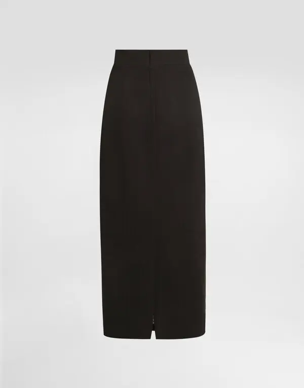 Dolce & Gabbana Virgin Wool Pencil Skirt Skirts