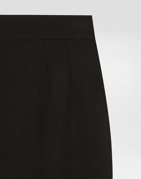 Dolce & Gabbana Virgin Wool Pencil Skirt Skirts