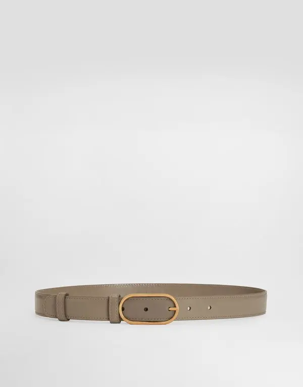 Dolce & Gabbana Calfskin Belt Belts - Beige