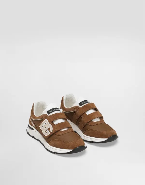 Dolce & Gabbana Dg Running Split Calfskin Sneakers