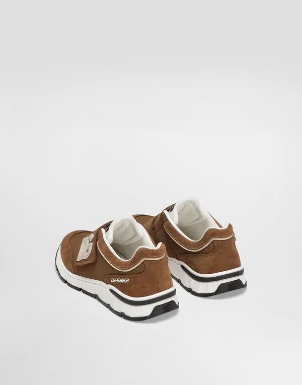 Dolce & Gabbana Dg Running Split Calfskin Sneakers