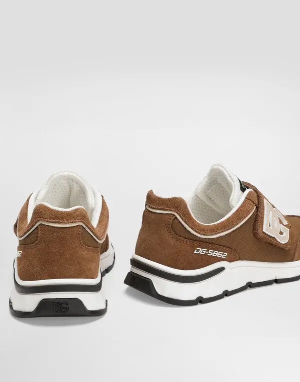Dolce & Gabbana Dg Running Split Calfskin Sneakers