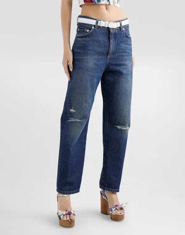 Dolce & Gabbana Boyfriend Jeans Denim And Jeans Multi-colored