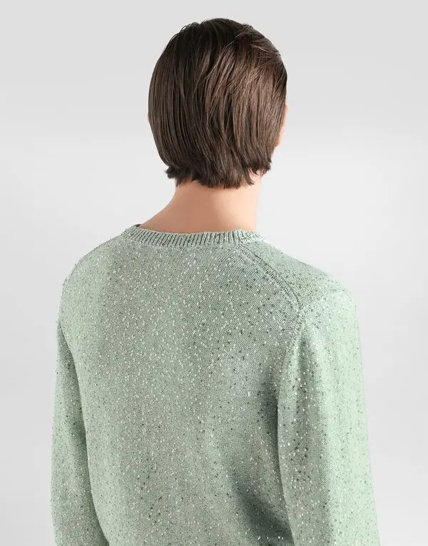 Dolce & Gabbana Cashmere Crew Neck Pullover - Green