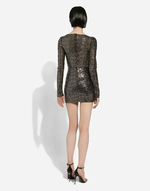 Dolce & Gabbana Sequined Corset Dress
