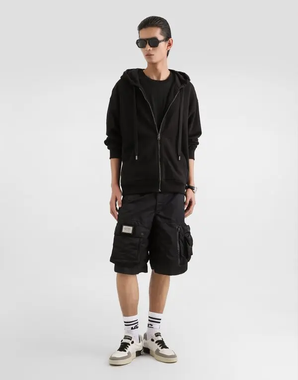 Dolce & Gabbana Brushed Hooded Sweatshirt Sweatshirts