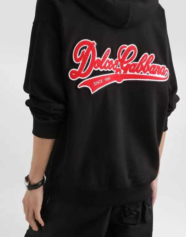 Dolce & Gabbana Brushed Hooded Sweatshirt Sweatshirts