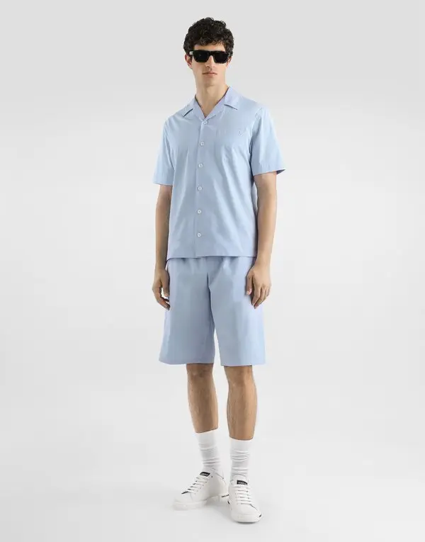 Dolce & Gabbana Hawaii Cotton Shirt Shirts - Azure