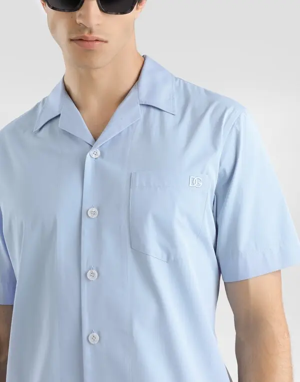 Dolce & Gabbana Hawaii Cotton Shirt Shirts - Azure