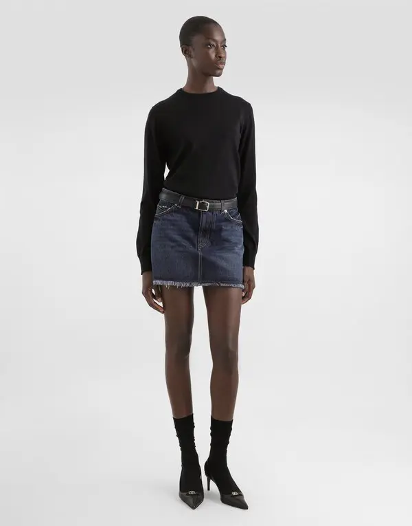 Dolce & Gabbana Denim Miniskirt Denim And Jeans Multi-colored