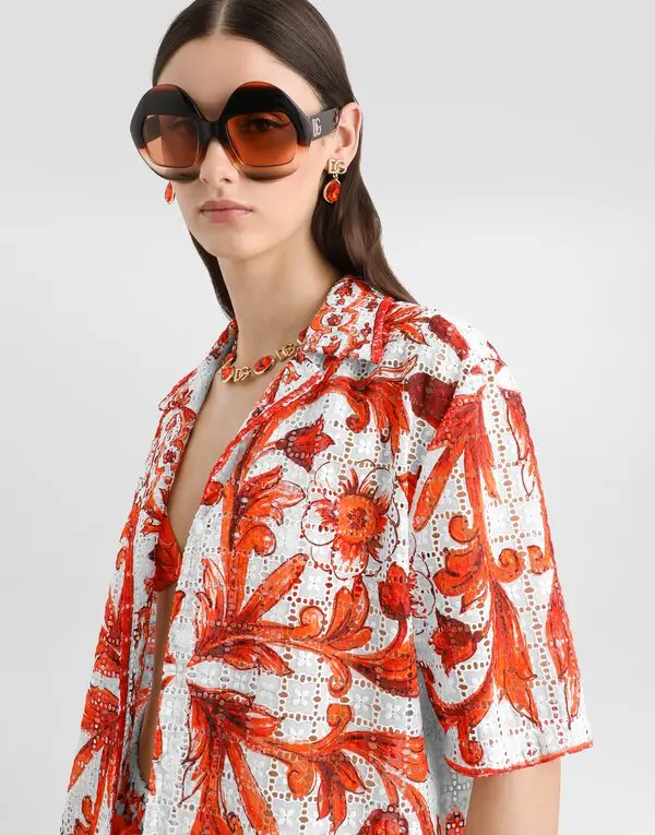 Dolce & Gabbana Majolica-print Silk Shirt - Multicolor