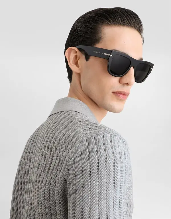Dolce & Gabbana Polo M/c Sweaters And Cardigans Gray