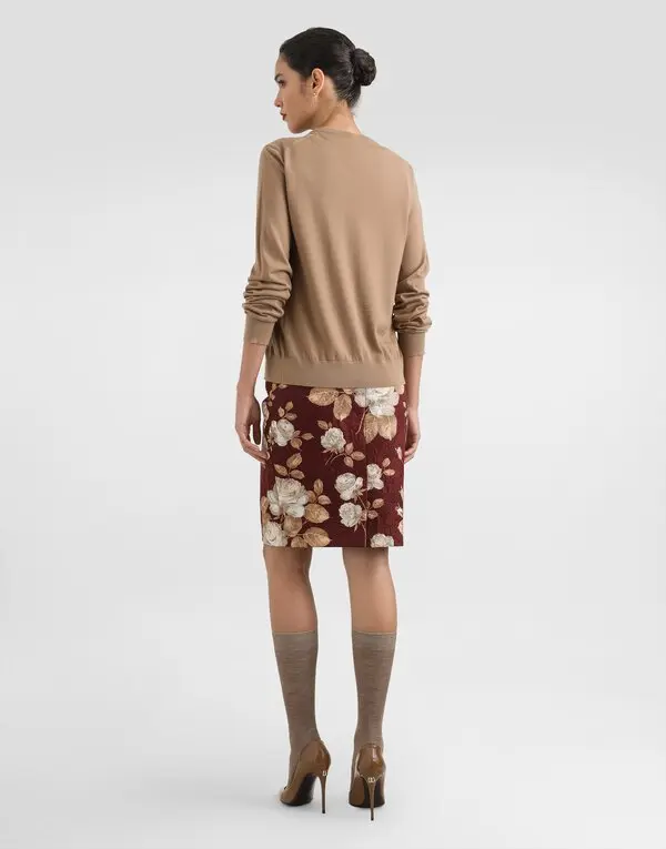 Dolce & Gabbana Cashmere Cardigan Sweaters And Cardigans - Beige