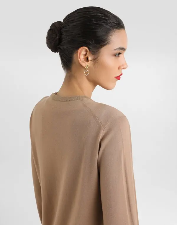 Dolce & Gabbana Cashmere Cardigan Sweaters And Cardigans - Beige