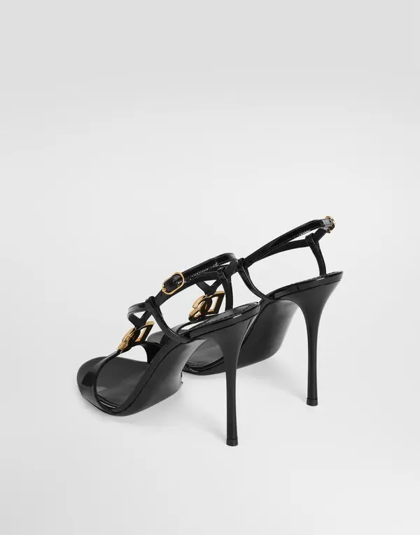Dolce & Gabbana Patent Leather Heeled Sandals
