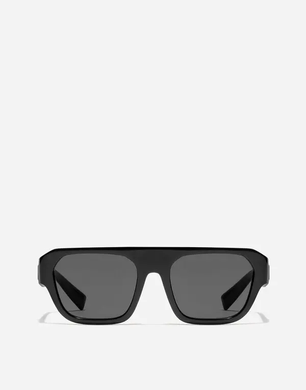 Dolce & Gabbana Tortoiseshell Acetate Cat Eye Sunglasses - Black