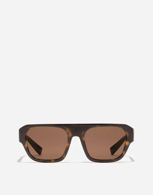 Dolce & Gabbana Tortoiseshell Acetate Cat Eye Sunglasses - Brown