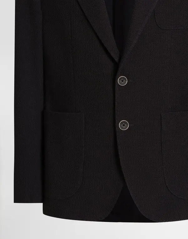 Dolce & Gabbana Single-breasted Taormina Jersey Jacket Suits And Blazers