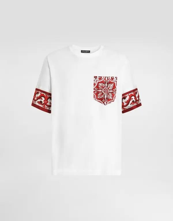Dolce & Gabbana T-shirt M/corta Giro T-shirts And Polos - Multicolor