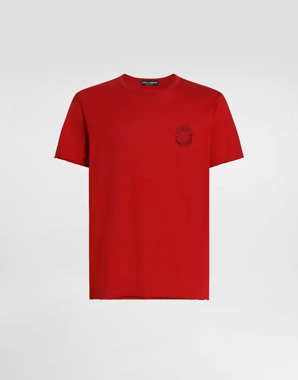Dolce & Gabbana T-shirt M/corta Giro T-shirts And Polos - Red