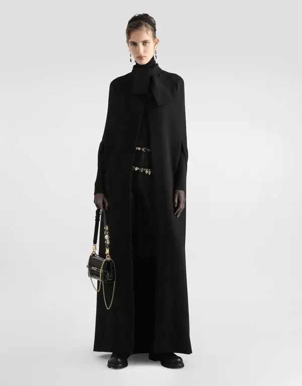 Dolce & Gabbana Double Wool Crêpe Midi Skirt