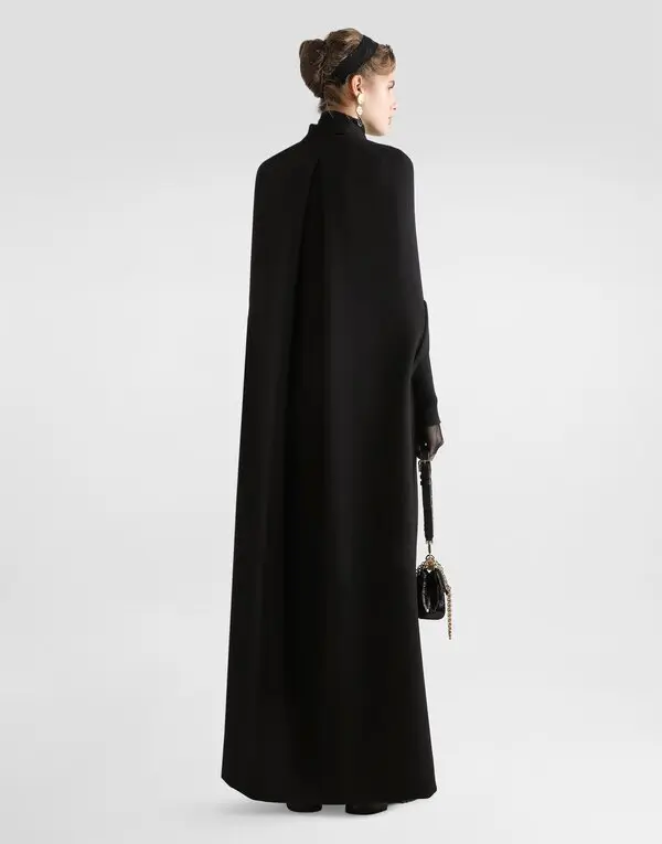 Dolce & Gabbana Double Wool Crêpe Midi Skirt