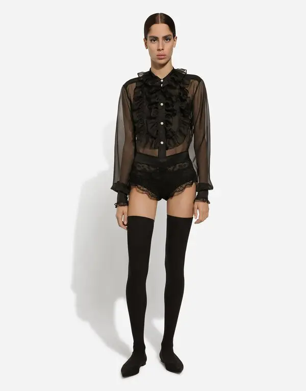 Dolce & Gabbana Camicia Shirts And Tops - Black