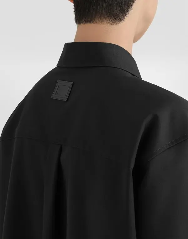 Dolce & Gabbana Wool Blend Canvas Shirt Shirts