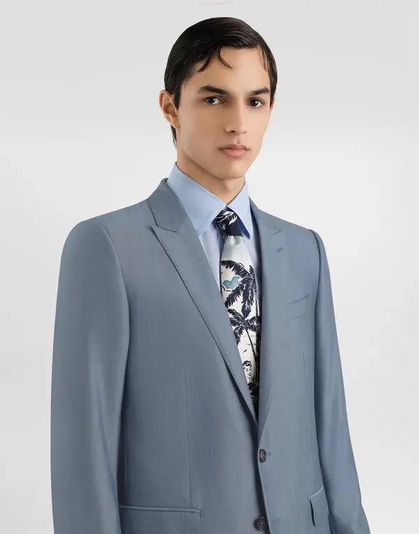 Dolce & Gabbana Single-breasted Wool And Silk Suit Suits And Blazers
